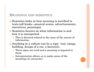 Semiotics and Information Science | PPT