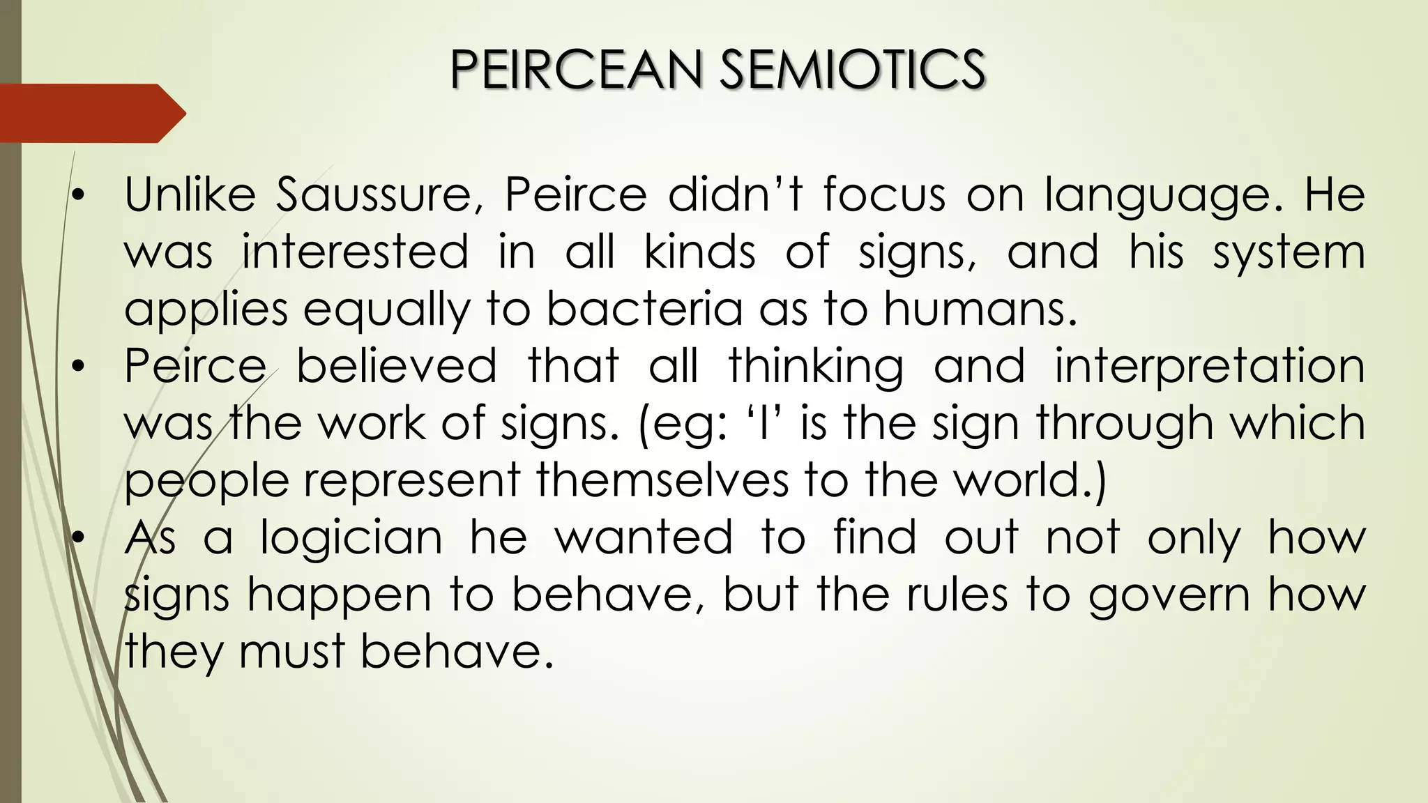 Semiotics and semiology | PPTX