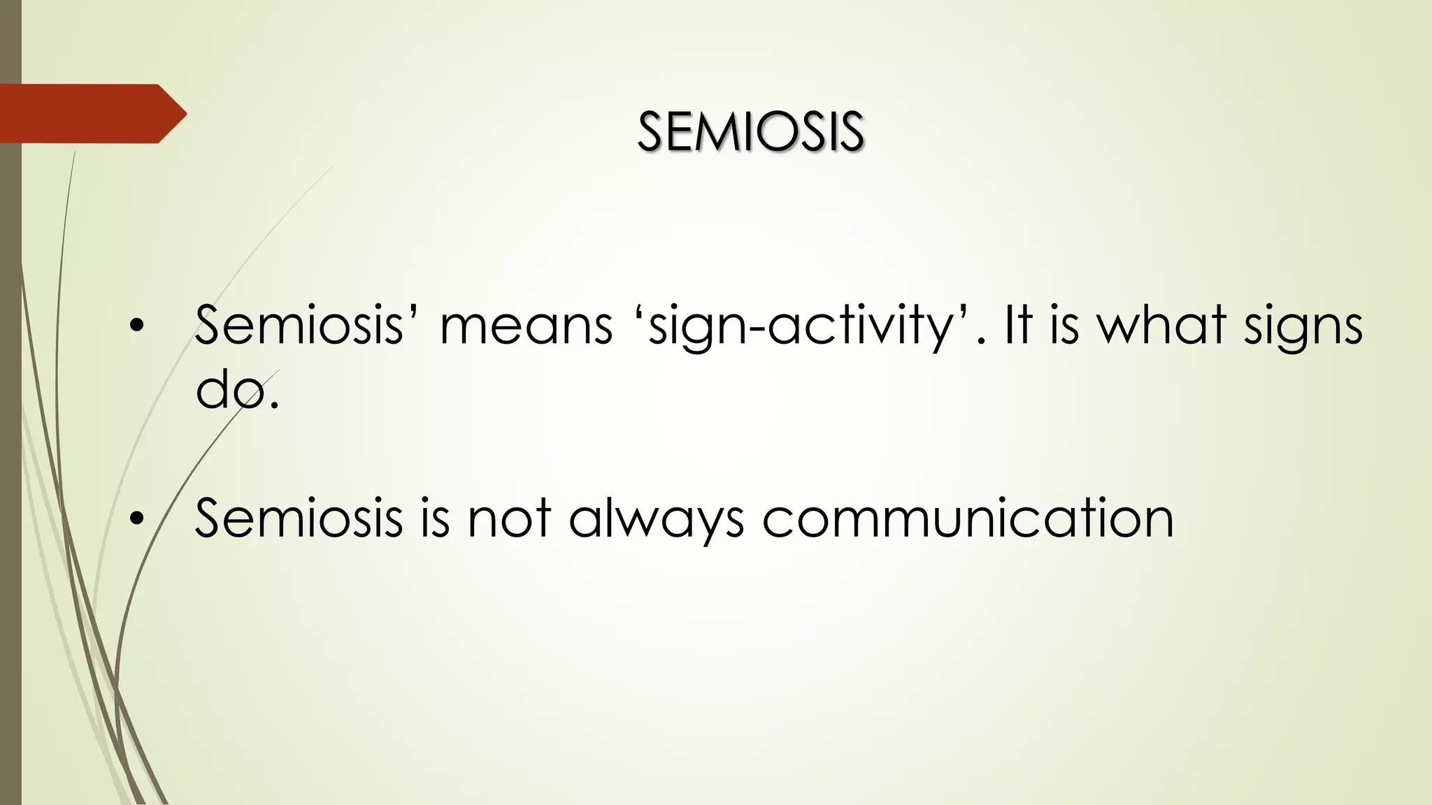 Semiotics and semiology | PPTX