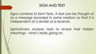 Semiotics and semiology | PPTX