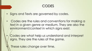 Semiotics and semiology | PPTX