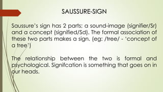 Semiotics and semiology | PPTX