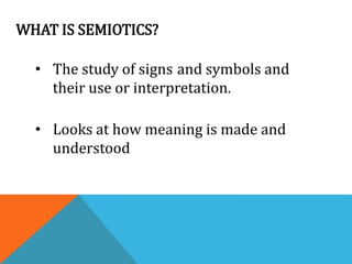 Semiotics | PPT