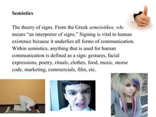 Semiotics for Beginners | PPT