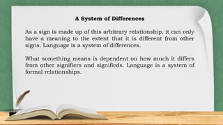 Semiotics vs Semiology, Langue vs Parole, Icon vs Symbol vs Index | PPT