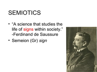 Semiotics lecture 1 | PPT