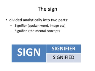 Semiotics, narrative and genre lecture 1 | PPT