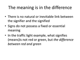 Semiotics, narrative and genre lecture 1 | PPT