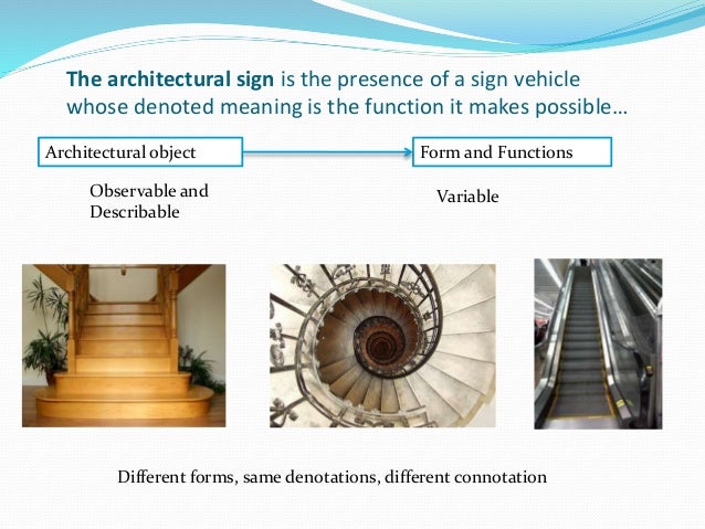 Semiotics of architecture