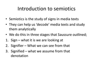 Semiotics in Magazine Covers | PPTX