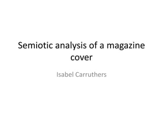 Semiotics ppt task | PPT