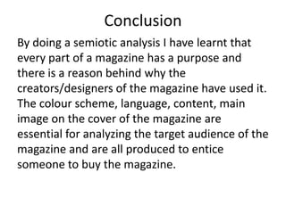 Semiotics ppt task | PPT
