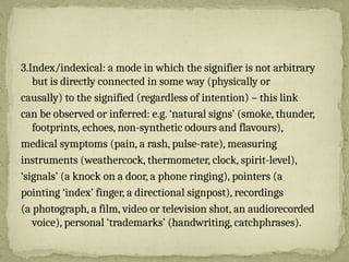 Semiotics and its characterstics based on Diel Chandler book | PPT