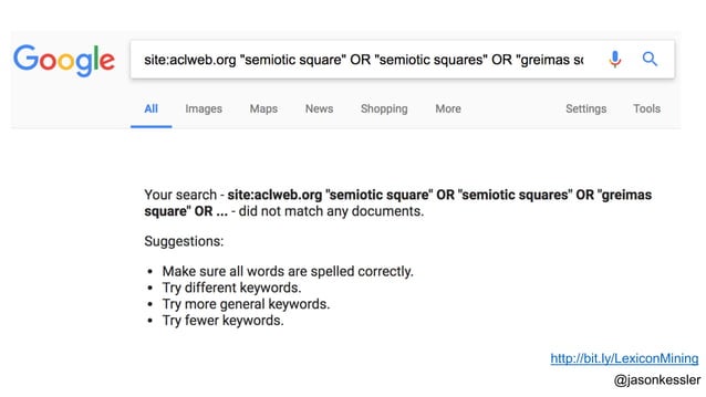 Lexicon Mining for Semiotic Squares: Exploding Binary Classification | PPT