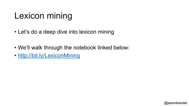 Lexicon Mining for Semiotic Squares: Exploding Binary Classification | PPTX