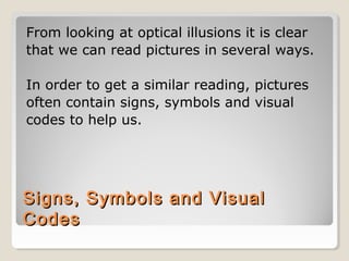 Semiotics theory of visual communication | PPT