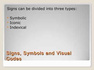 Semiotics theory of visual communication | PPT | Technology & Computing