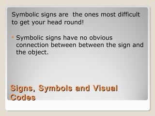 Semiotics theory of visual communication | PPT | Technology & Computing
