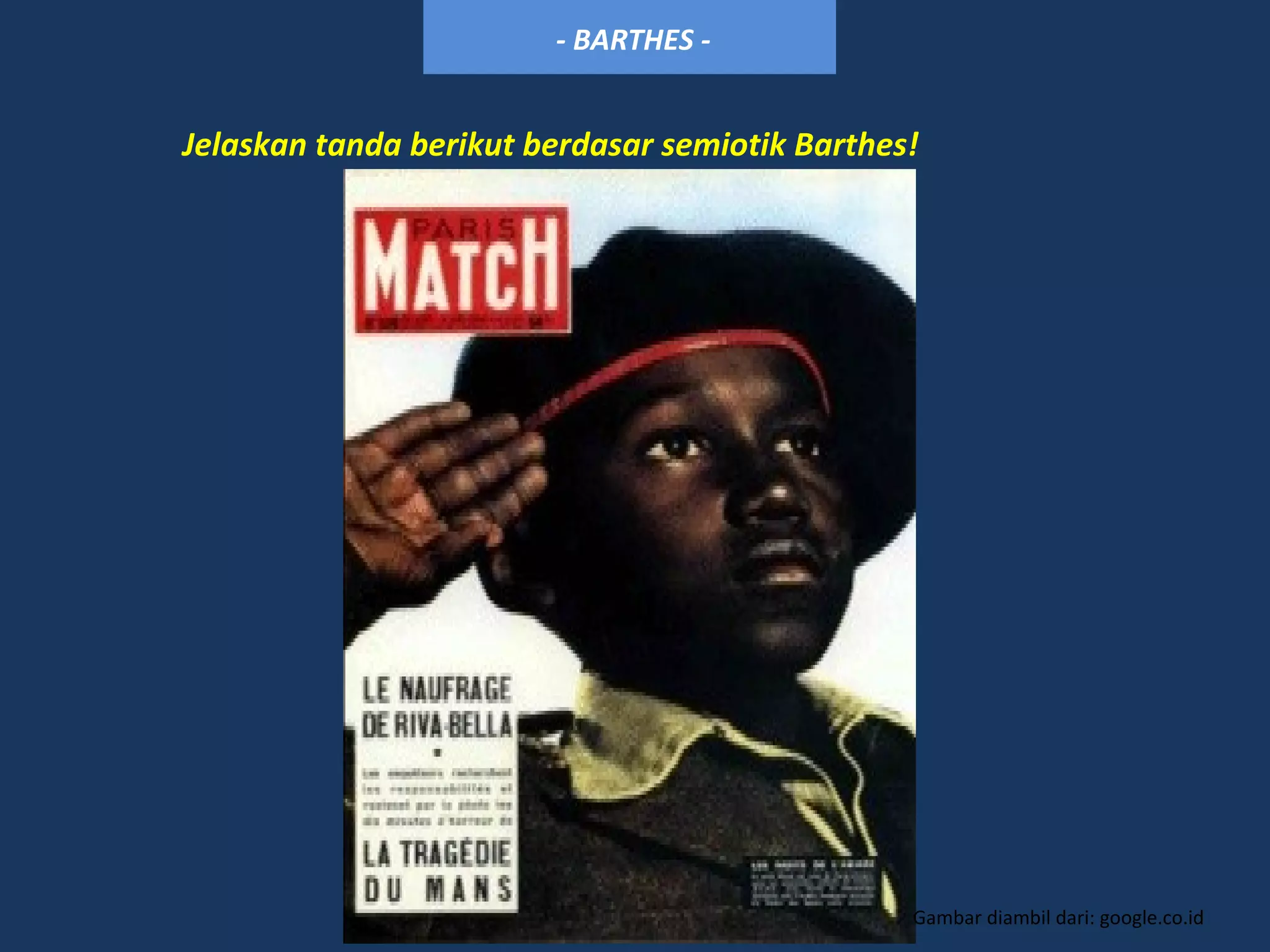 Semiotika: denotasi, konotasi, mitos | PPT