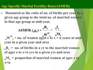 Measurement of Fertility | PPT