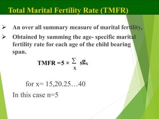Measurement of Fertility | PPT