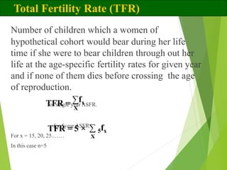 Measurement of Fertility | PPT