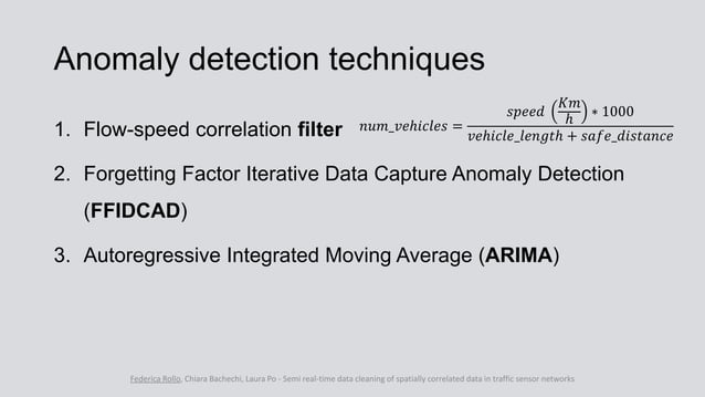 Semi Real Time Data Cleaning Of Spatially Correlated Data Pptx