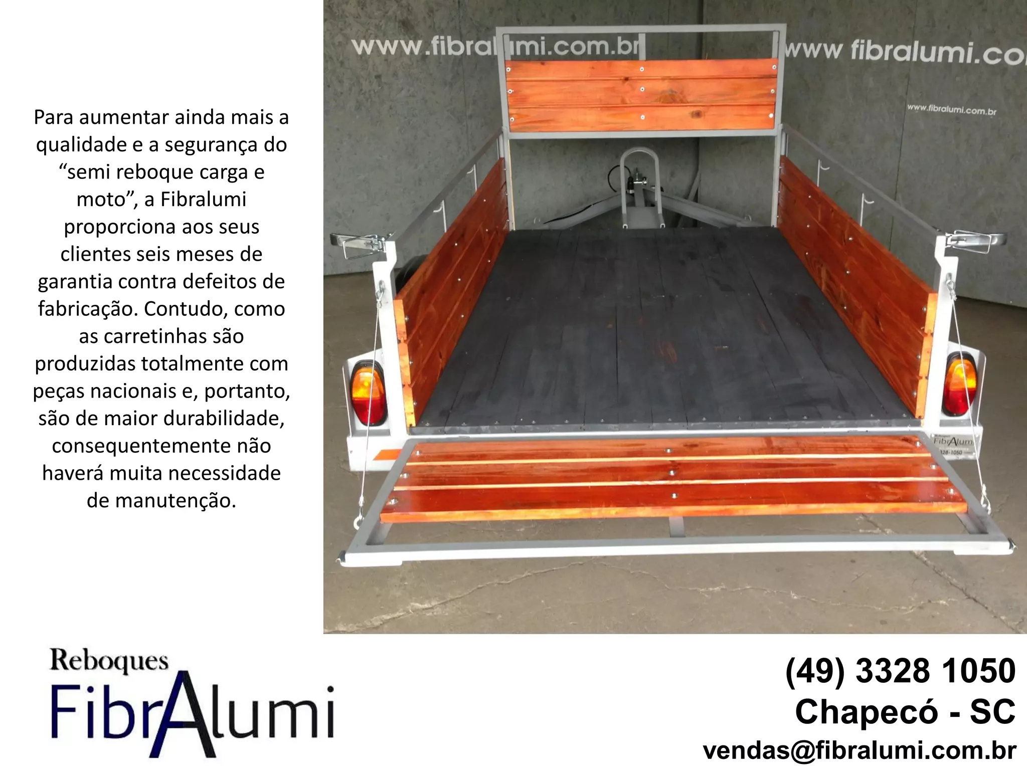 Semi Reboque Carga e Moto, Carretinha para Carro | PPT