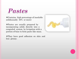 Semisolid dosage form.. | PPTX | Skin Care | Beauty