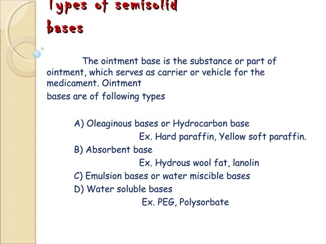 Semi solid dosage form | PPT
