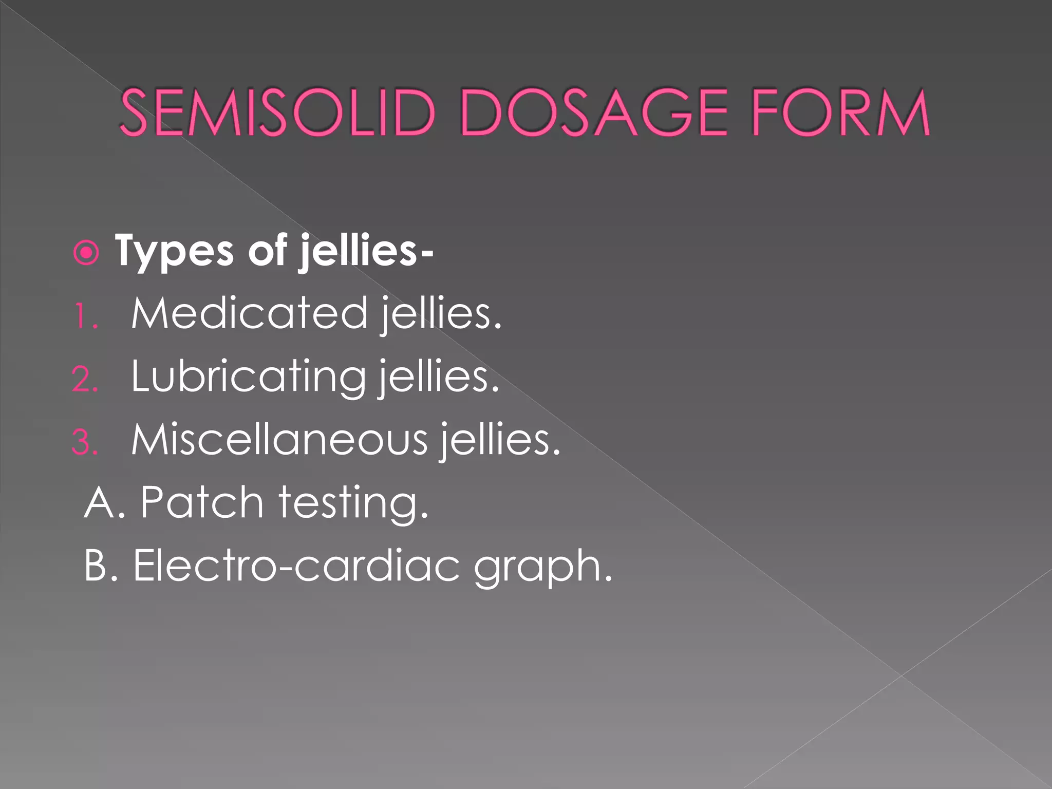 Semisolid dosage form (paste, jellies, and poulties) | PDF | Skin and ...
