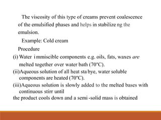 Semisolid dosage form | PPTX