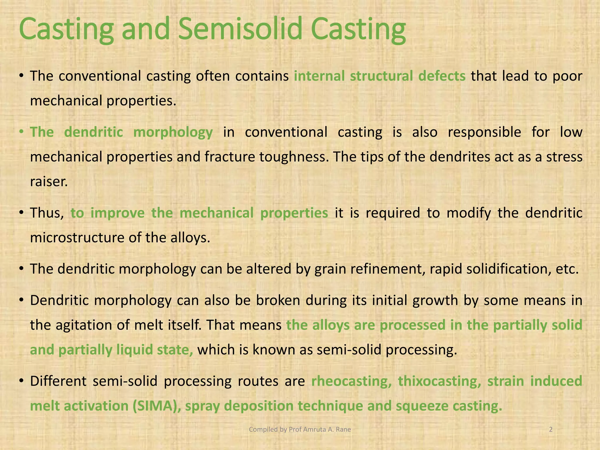 Semi Solid Metal Casting | PDF