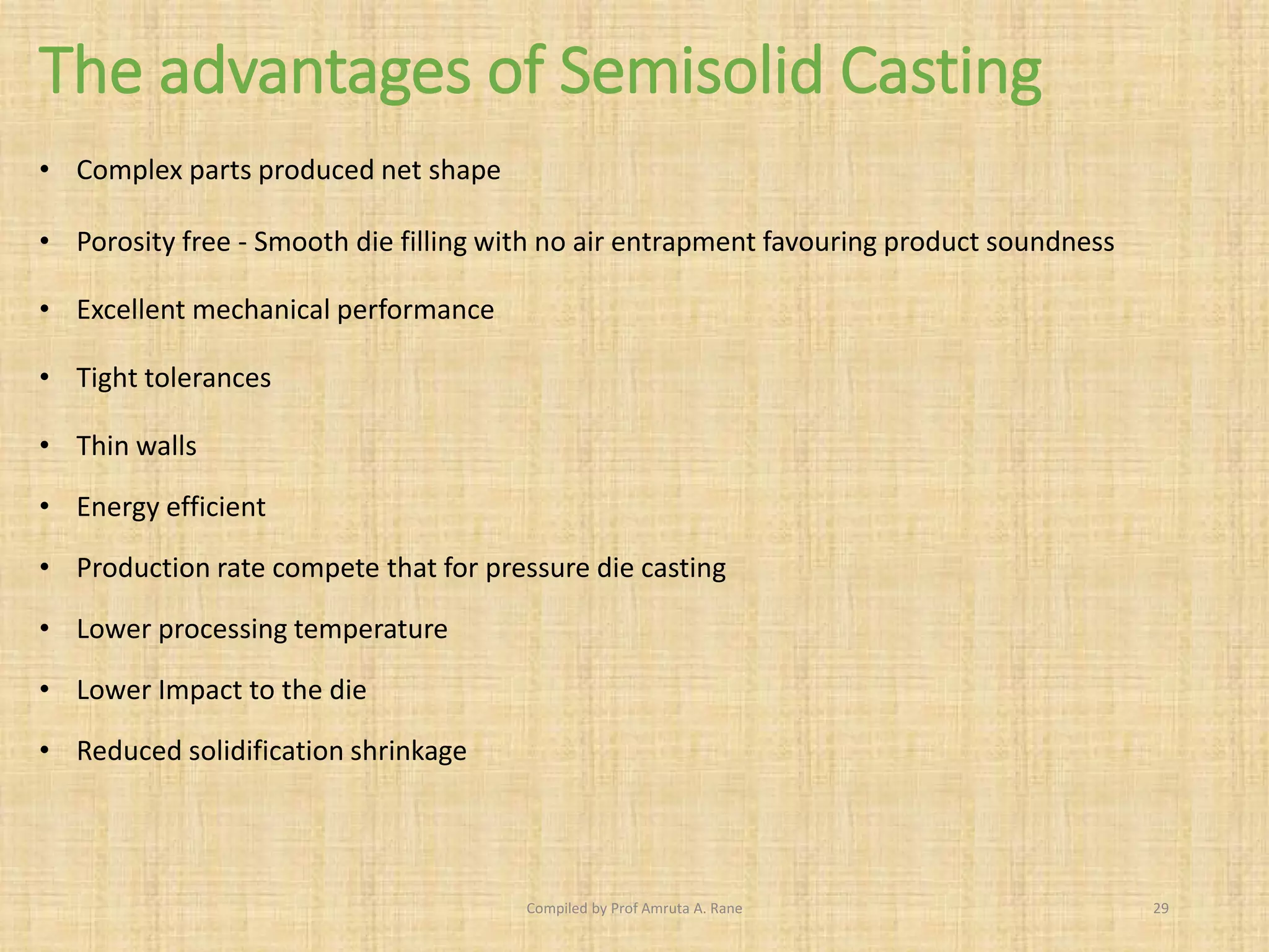 Semi Solid Metal Casting | PDF
