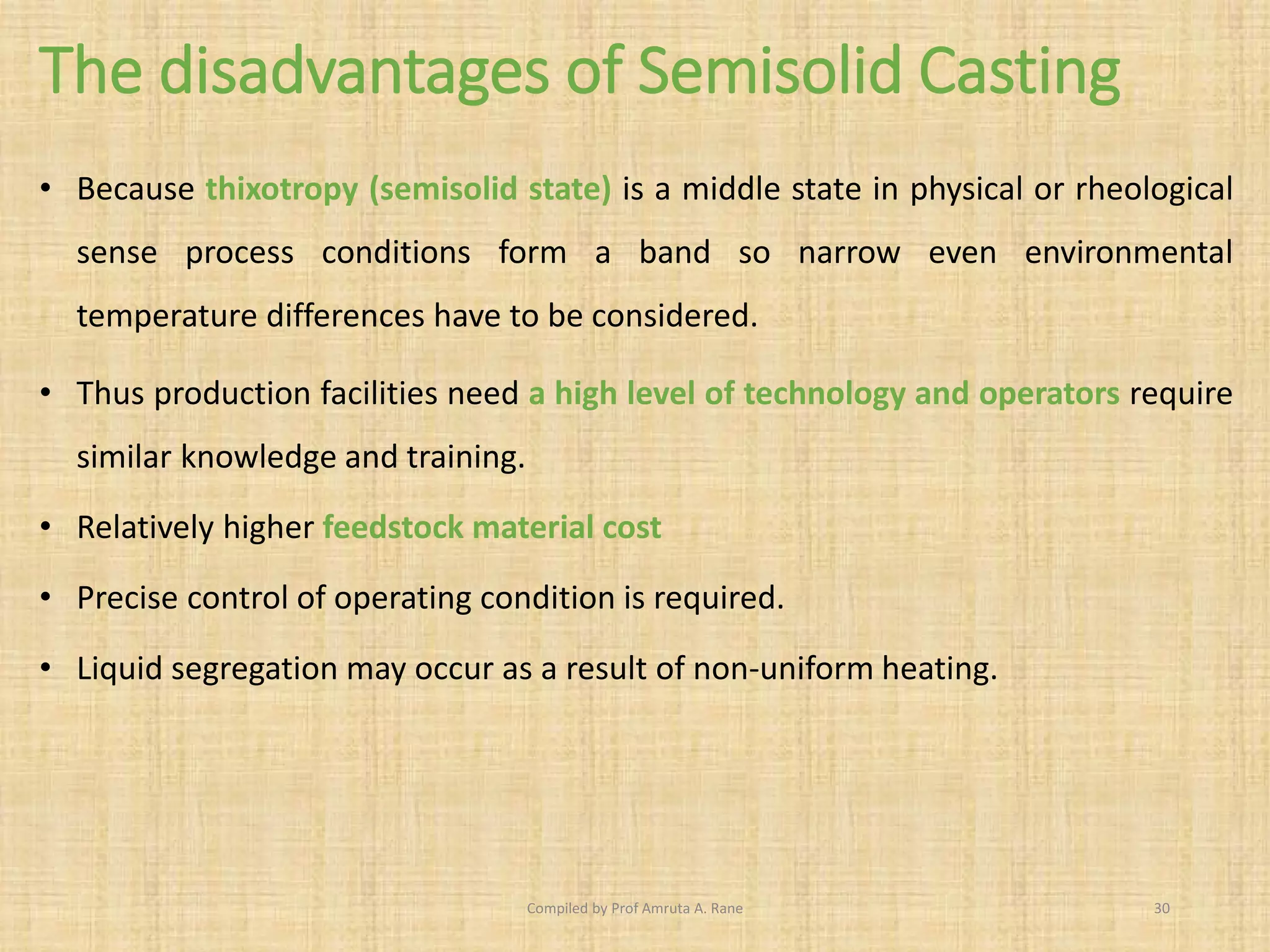 Semi Solid Metal Casting | PDF