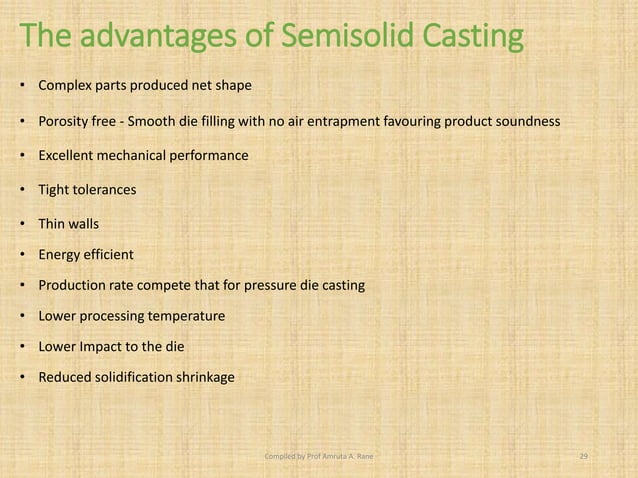 Semi Solid Metal Casting | PDF | Chemistry | Science