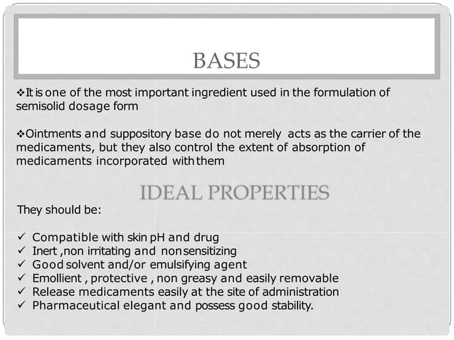 Semi solid ppt | PPTX