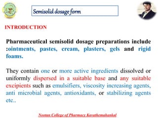 Semisolid dosage form | PPT