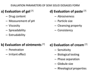 semisolids preparation dermatologicals products | PPTX | Skin Care | Beauty