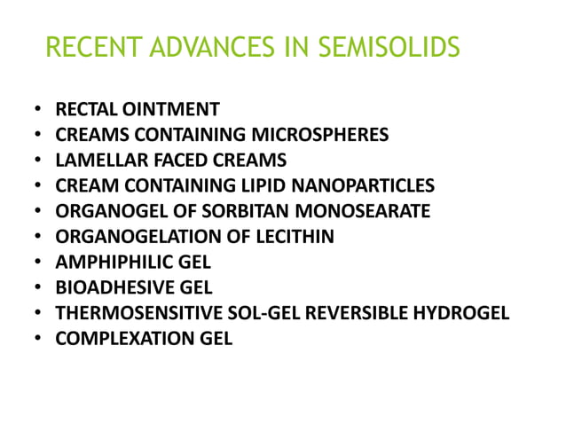 semisolids preparation dermatologicals products | PPT