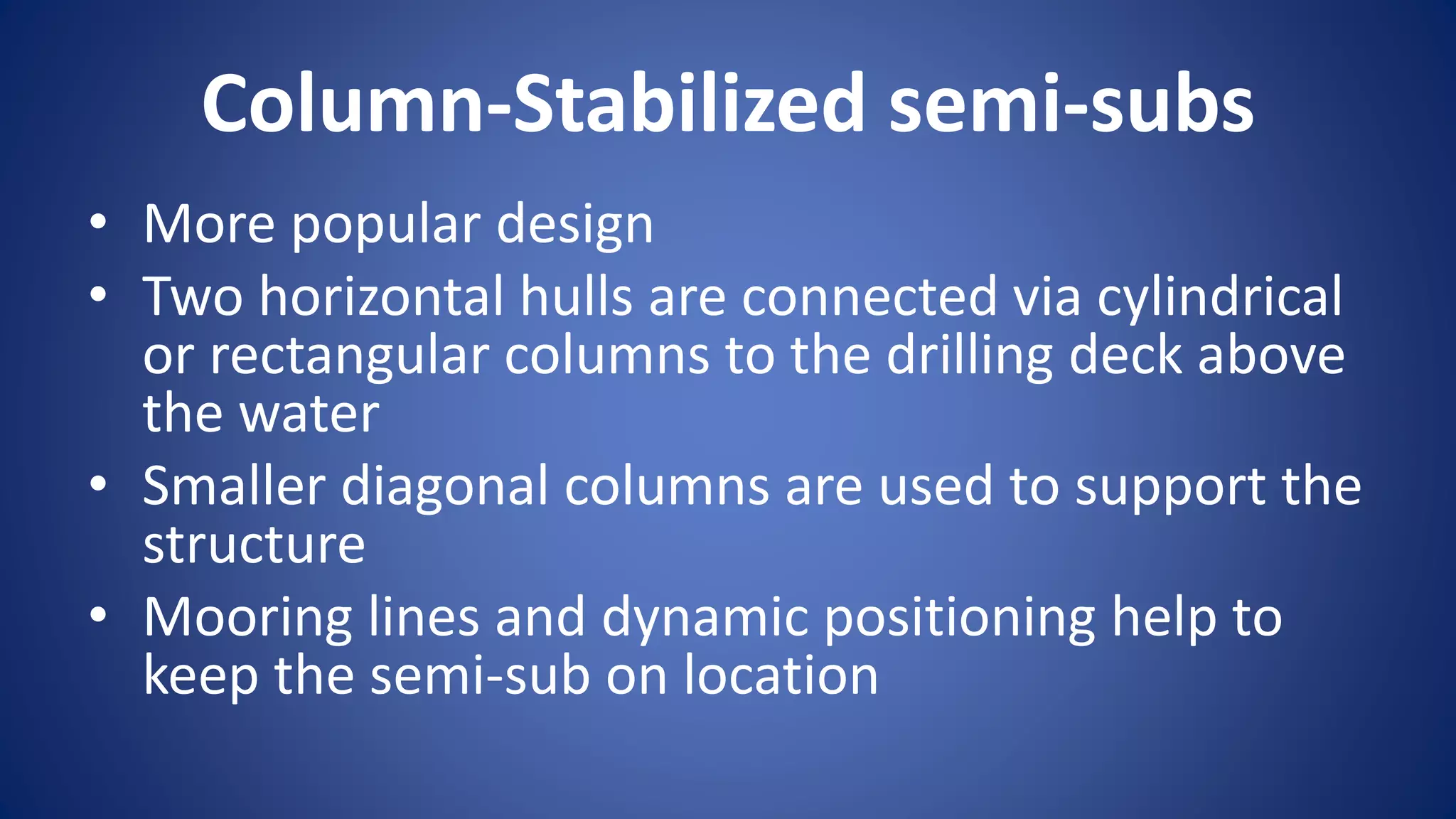 Semi submersible | PPTX