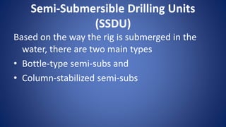 Semi submersible | PPTX