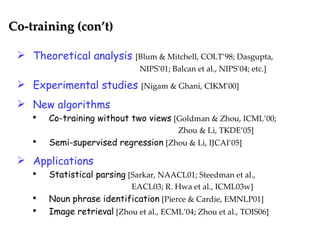 Semi-supervised Learning | PPT
