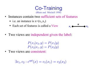 Semi-supervised Learning | PPT
