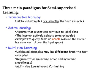Semi-supervised Learning | PPT