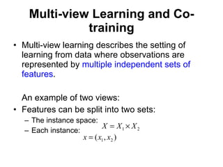 Semi-supervised Learning | PPT