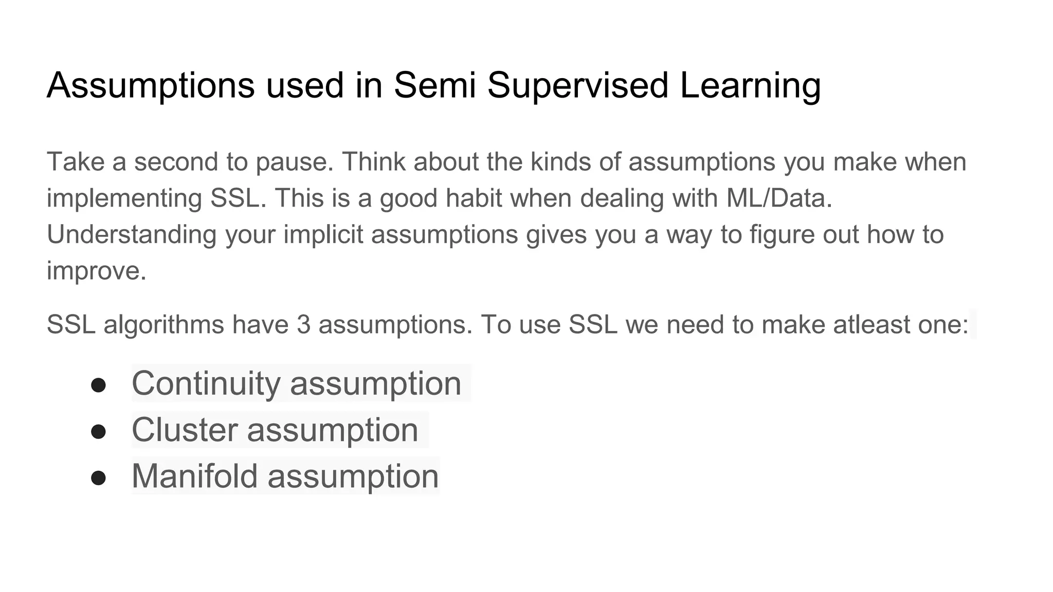 Semi supervised learning machine learning made simple | PPTX