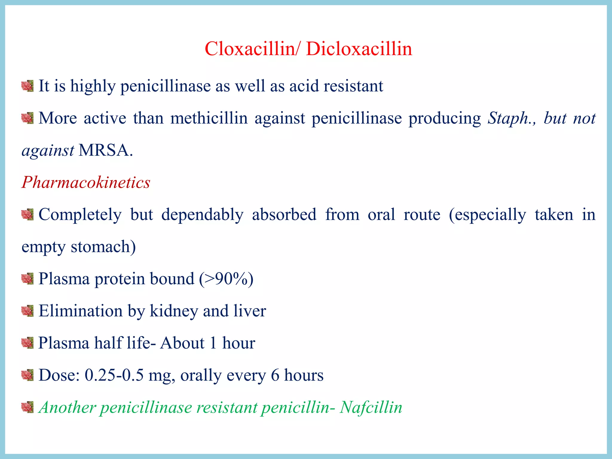 Semisynthetic Penicillins | PPTX