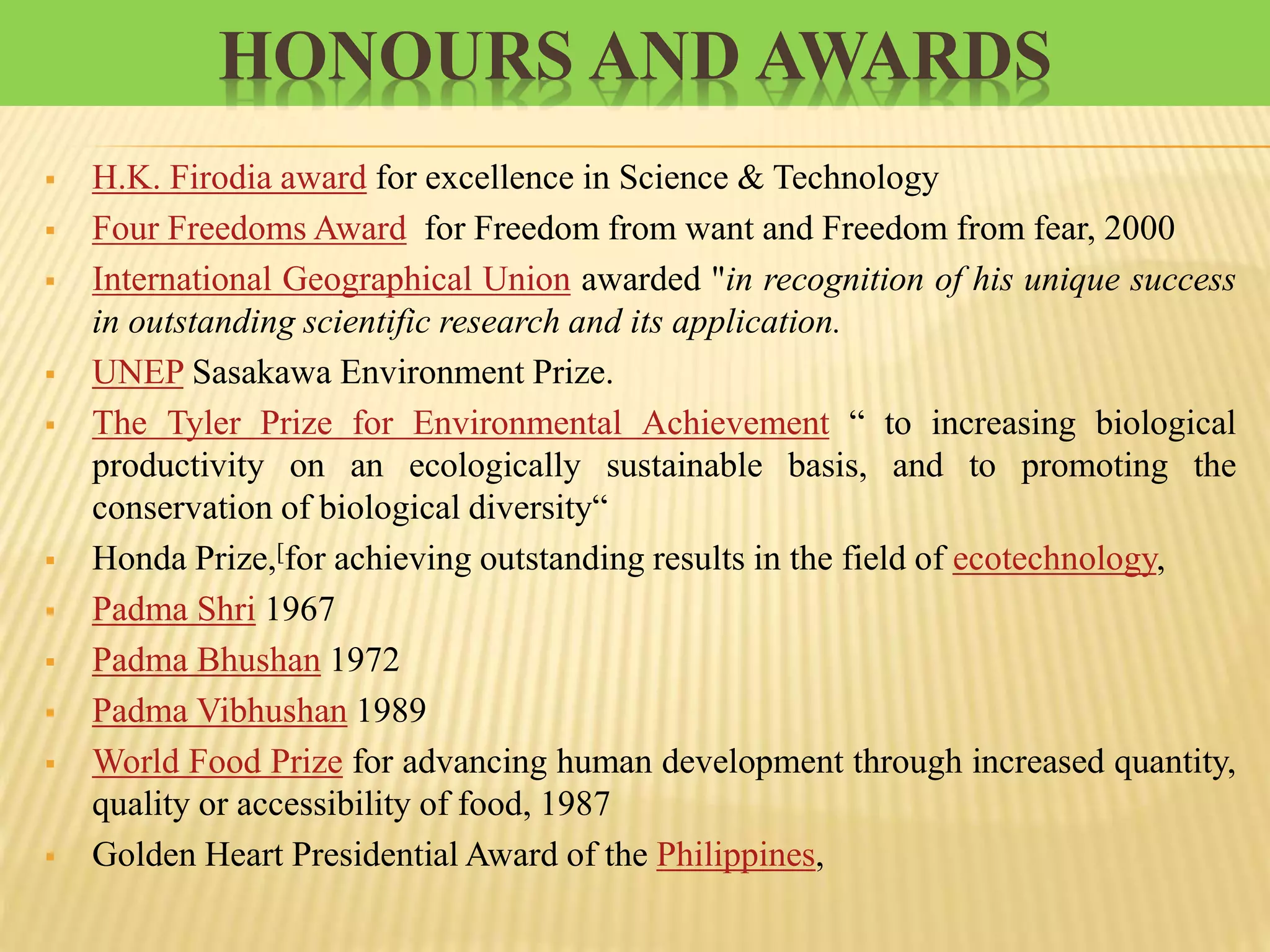 Contribution of Indian environmentalist | PPTX