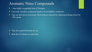 sem iv aro nitro compound Sant gadge Baba Amravati University | PPT